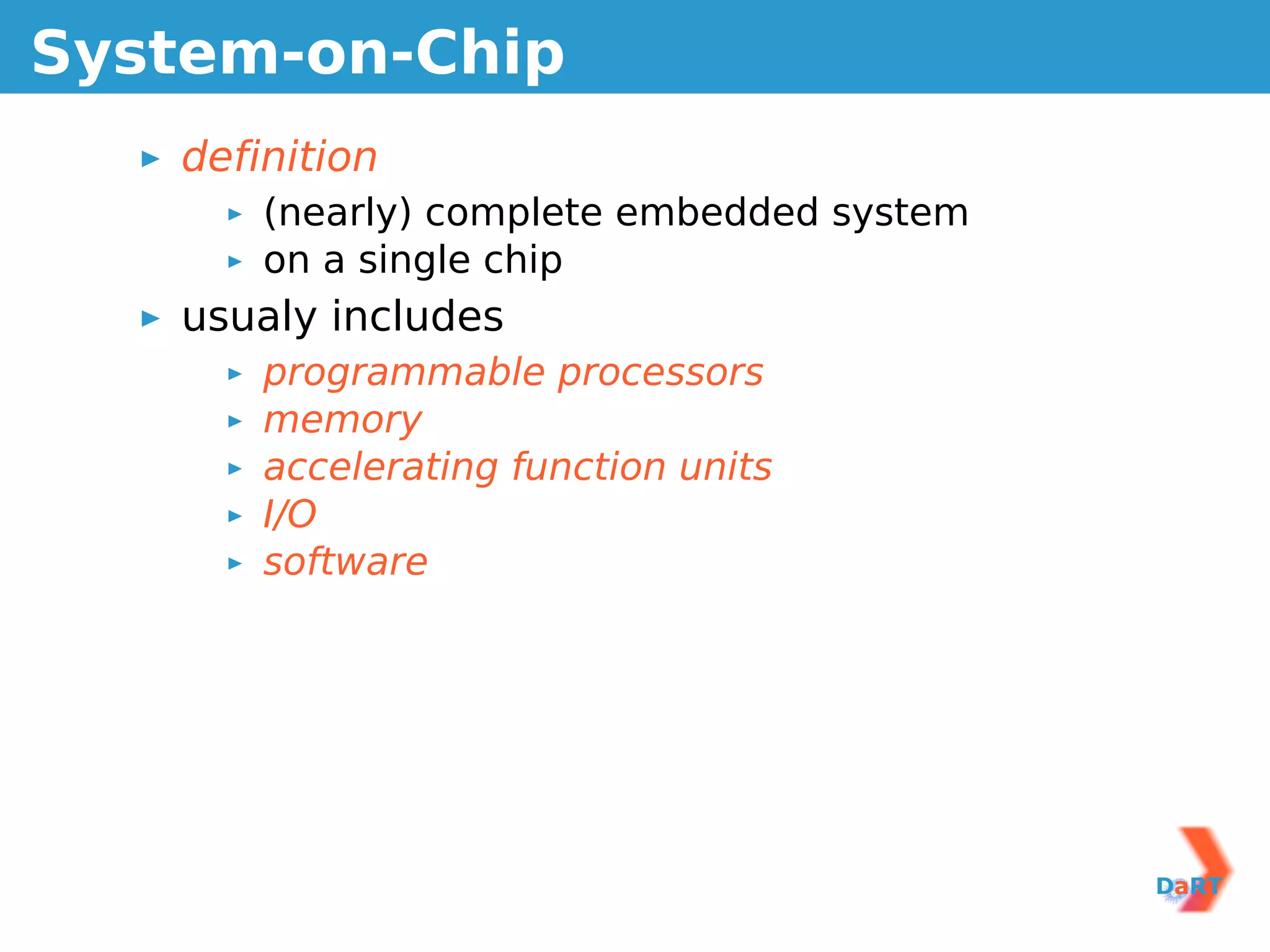 System-on-Chip Design, Embedded System Design Challenges | PDF
