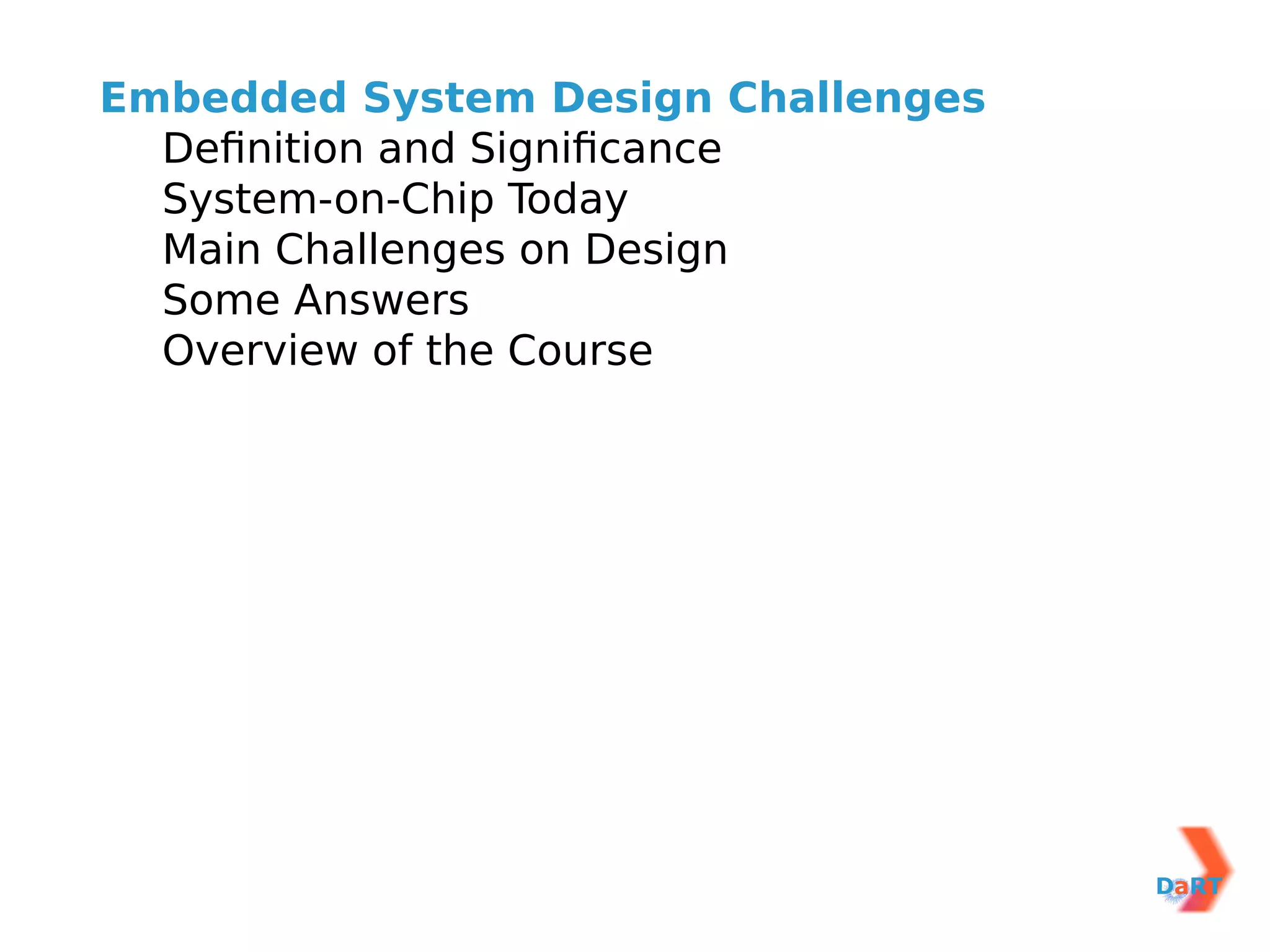 System-on-Chip Design, Embedded System Design Challenges | PDF | Computer Peripherals | Computing
