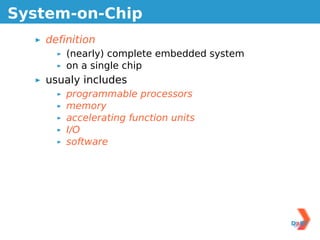 System-on-Chip Design, Embedded System Design Challenges | PDF | Computer Peripherals | Computing