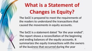 STATEMENT OF CHANGE IN EQUITY DEFINITION | PPTX