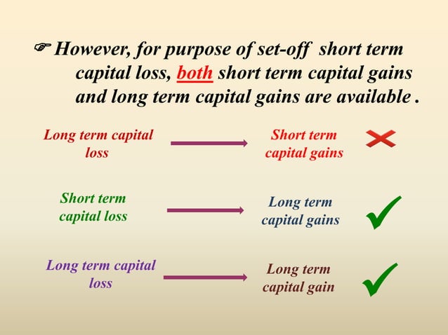 Set off and carry forward of losses | PPTX | Stocks and Bonds ...