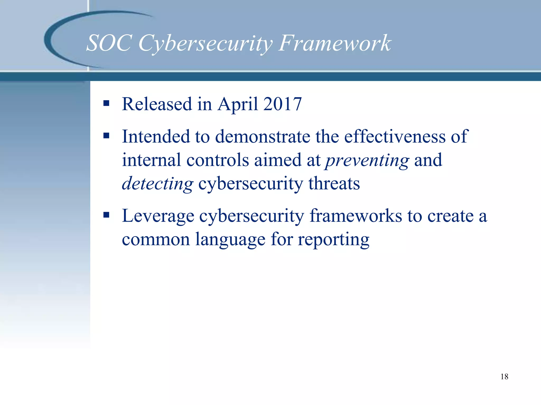 SOC for Cybersecurity Overview | PPTX