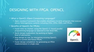 SoC FPGA Technology | PPTX