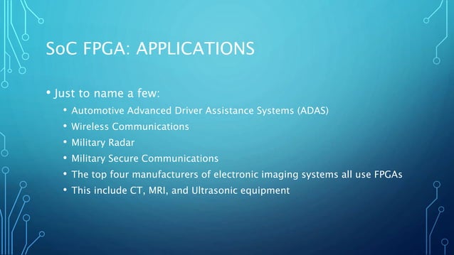 SoC FPGA Technology | PPTX | Programming Languages | Computing