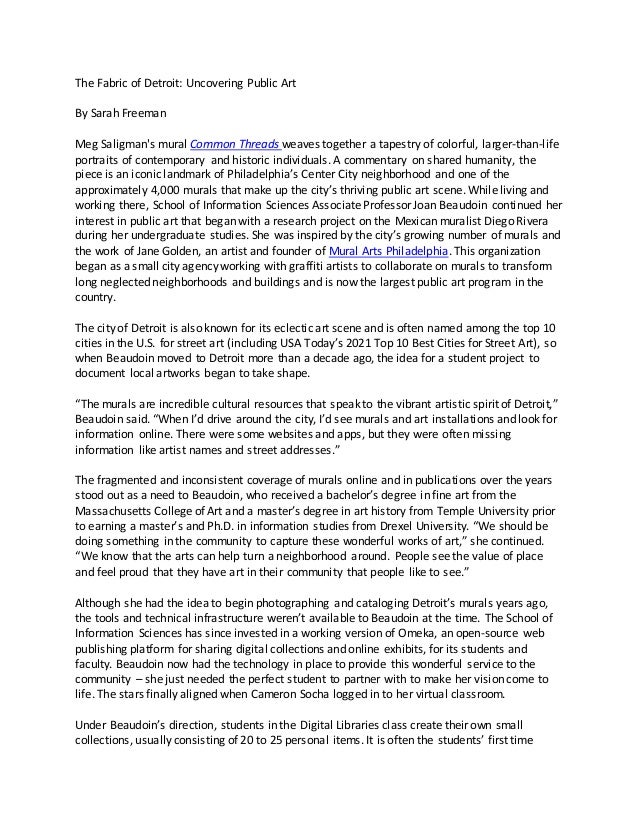 Directed Study Mural Mapping Project | DOCX