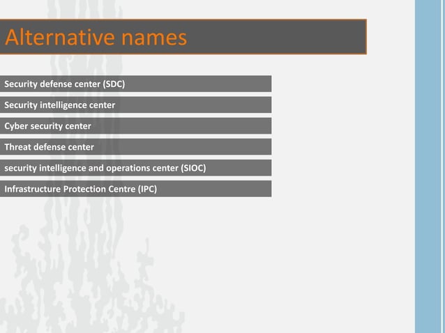 An introduction to SOC (Security Operation Center) | PPTX | IT and Internet Support | Internet