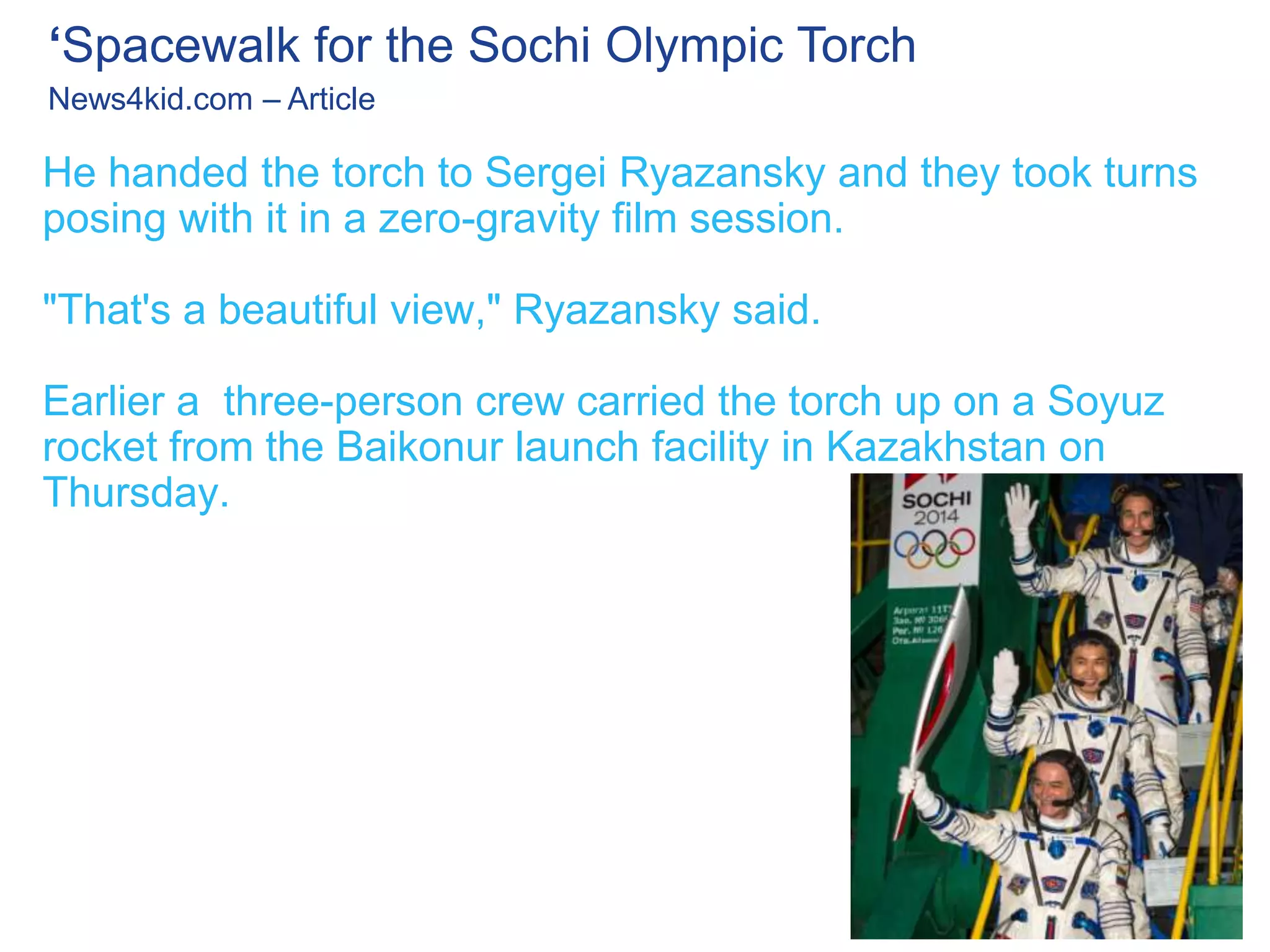 Sochi olympics | PPT