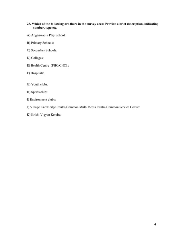 Socio Economic Survey | PDF