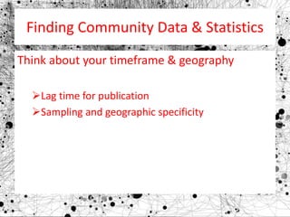 Finding School & Community Data | PPTX