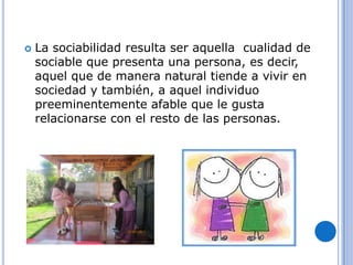 Sociabilidad | PPTX
