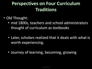 Bases of Curriculum | PPTX