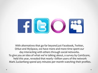 The history of social networks: how it all began | PPTX