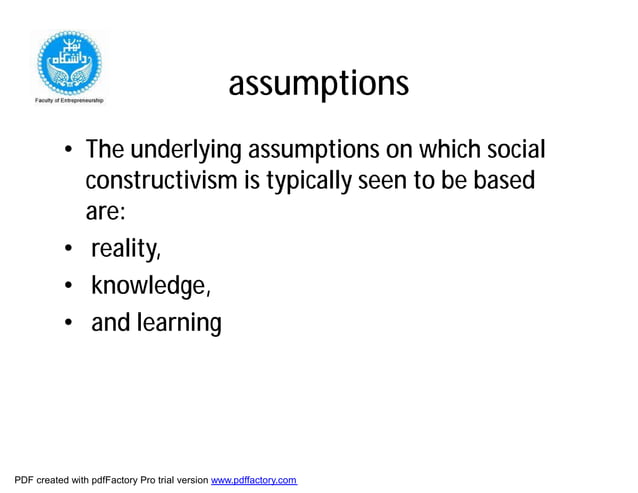 Social constructionism | PDF | Education