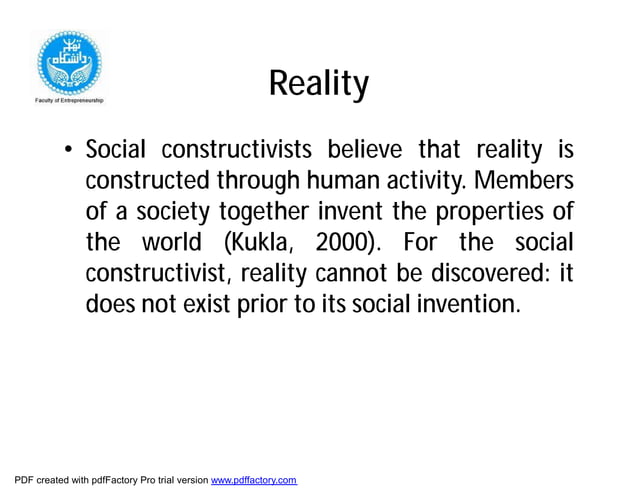 Social constructionism | PDF | Education