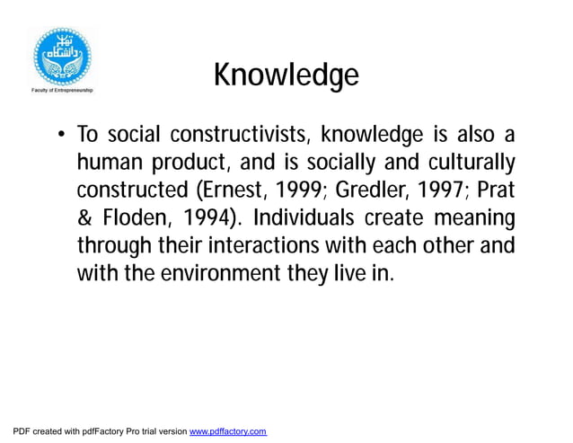 Social constructionism | PDF | Education