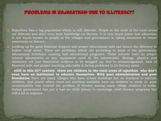 ILLITERACY | PPTX