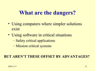 The Social Consequences Of Computer