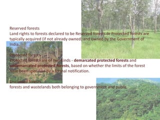 Conservation, distribution and types of forests and wildlife | PPTX