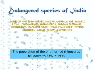 Conservation, distribution and types of forests and wildlife | PPTX