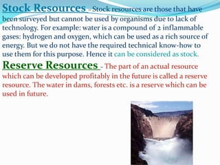 Resources and development | PPT
