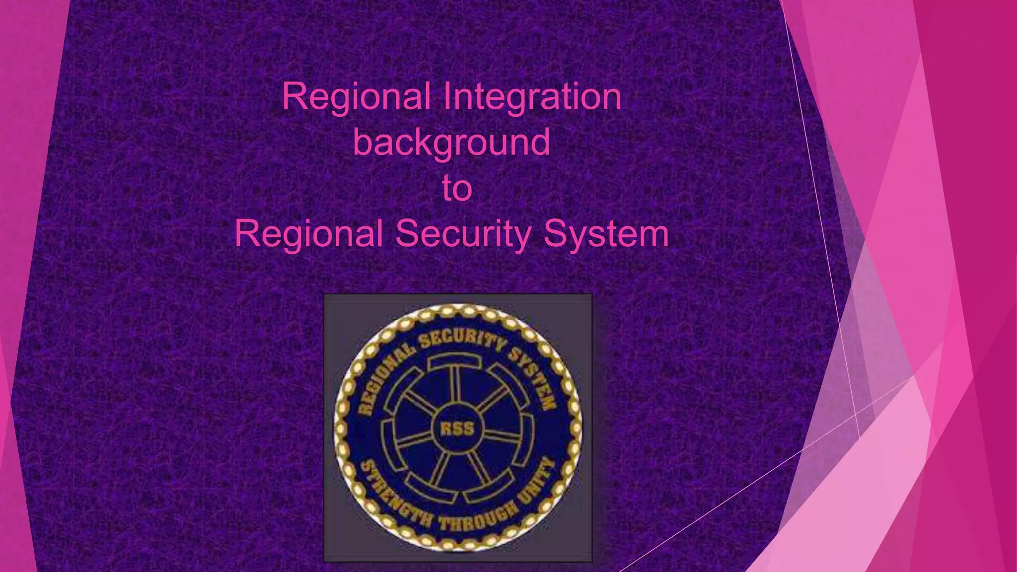 regional integration... social studies | PPTX
