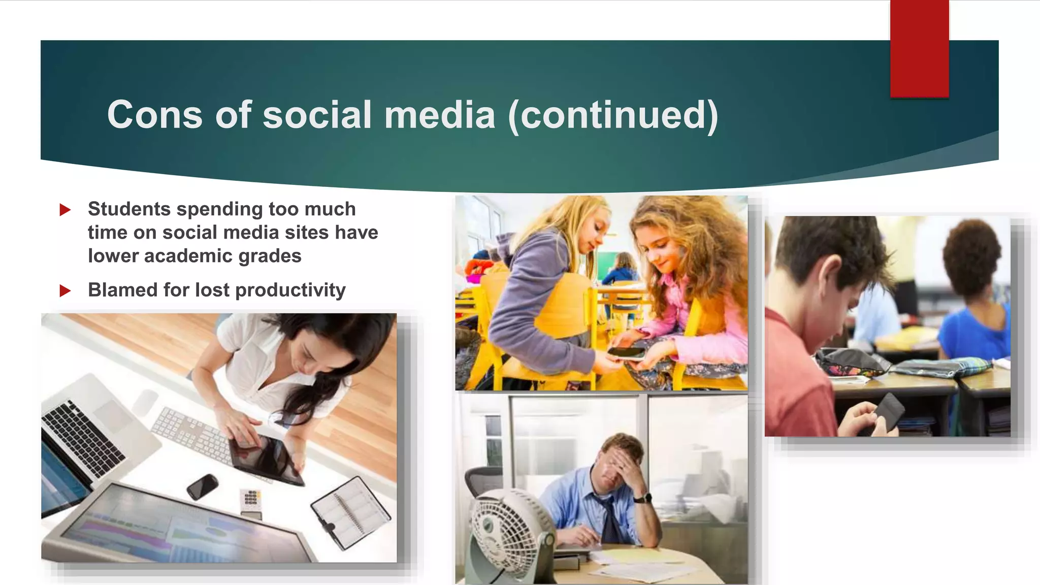 Social media pros and cons | PPTX