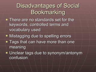 Social Bookmarking | PPT