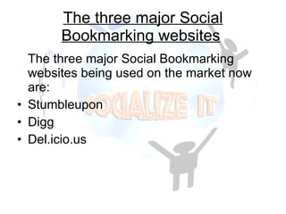 Social Bookmarking, Importance And Use | PPT