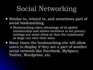 Social Bookmarking | PPT