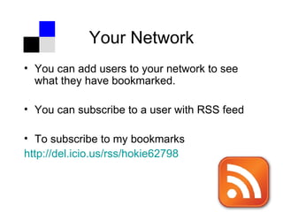 Social Bookmarking with Del.icio.us