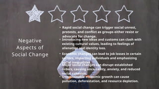 Social-Change. AN EXPLORATION OF TRANSFORMATION IN SOCIETY | PPT