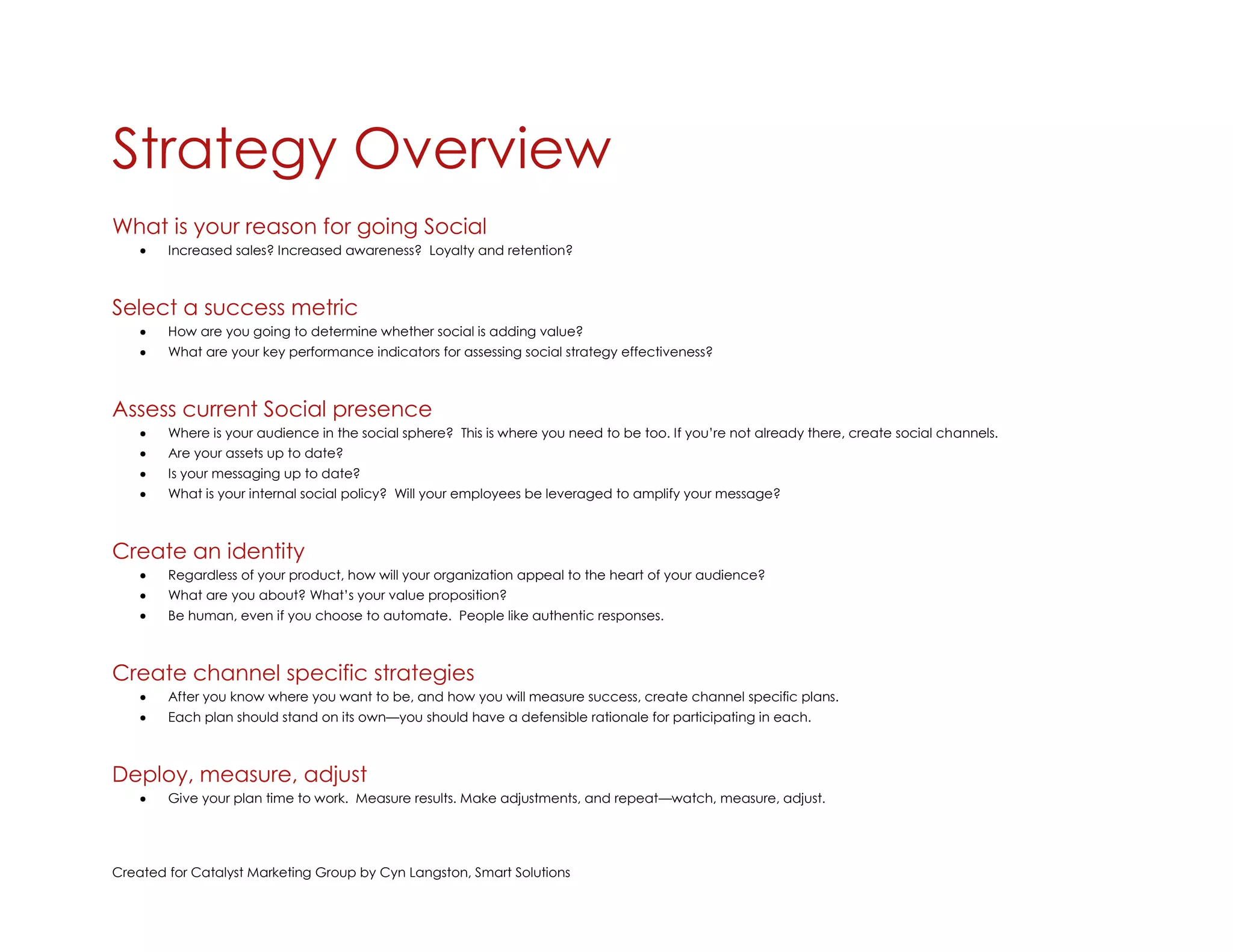 Social checklist v2 | PPT