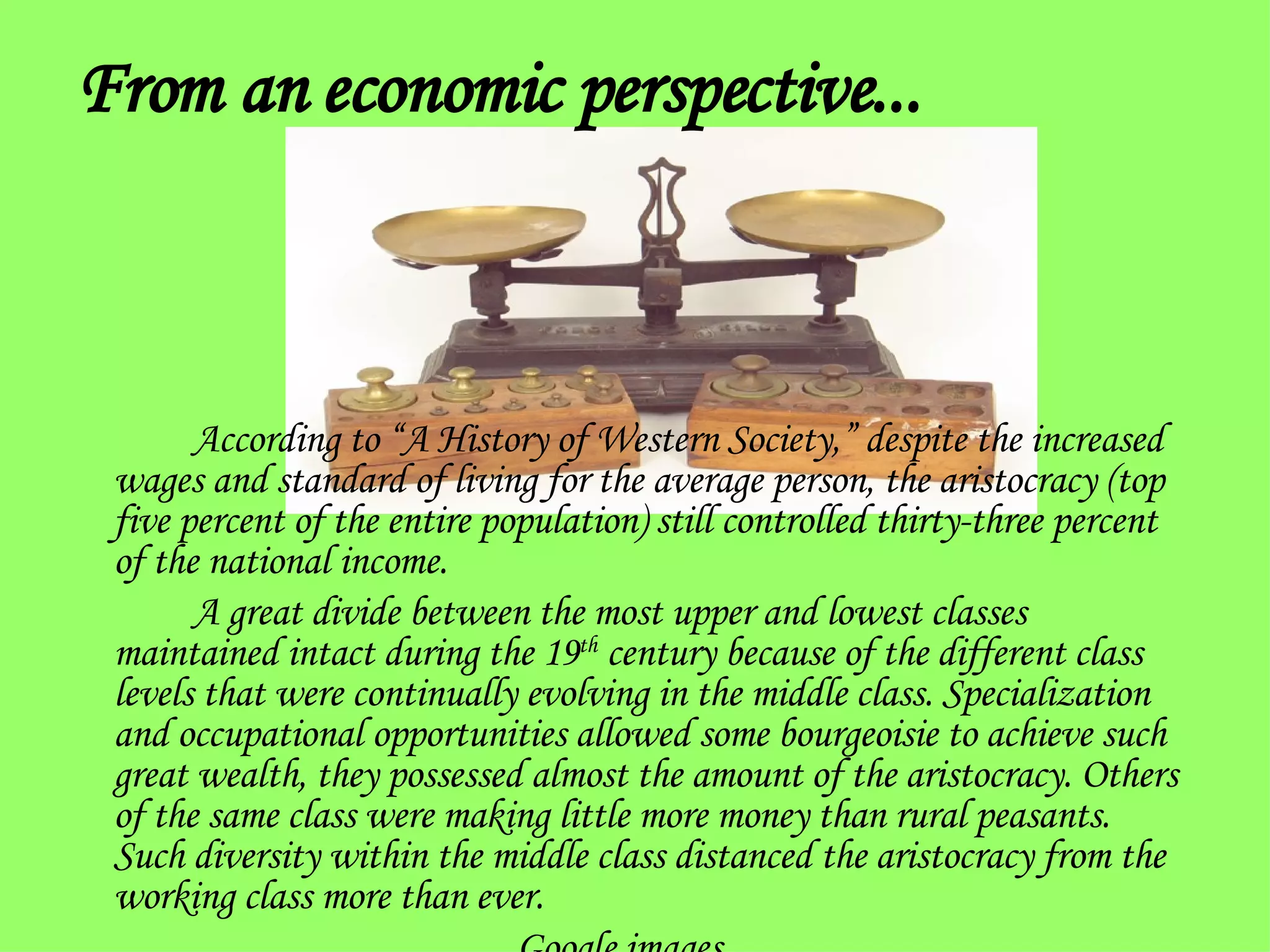 Social Classes of 19th Century France | PPT