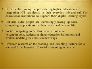 Social Computing | PPT