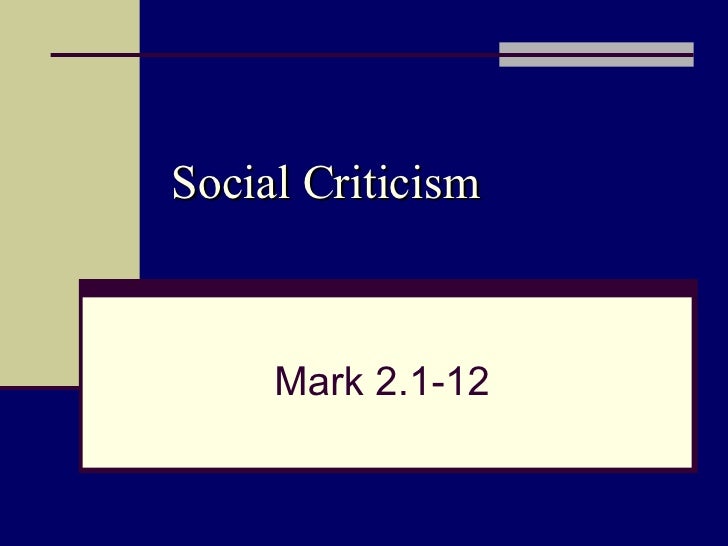 Social Criticism social-criticism