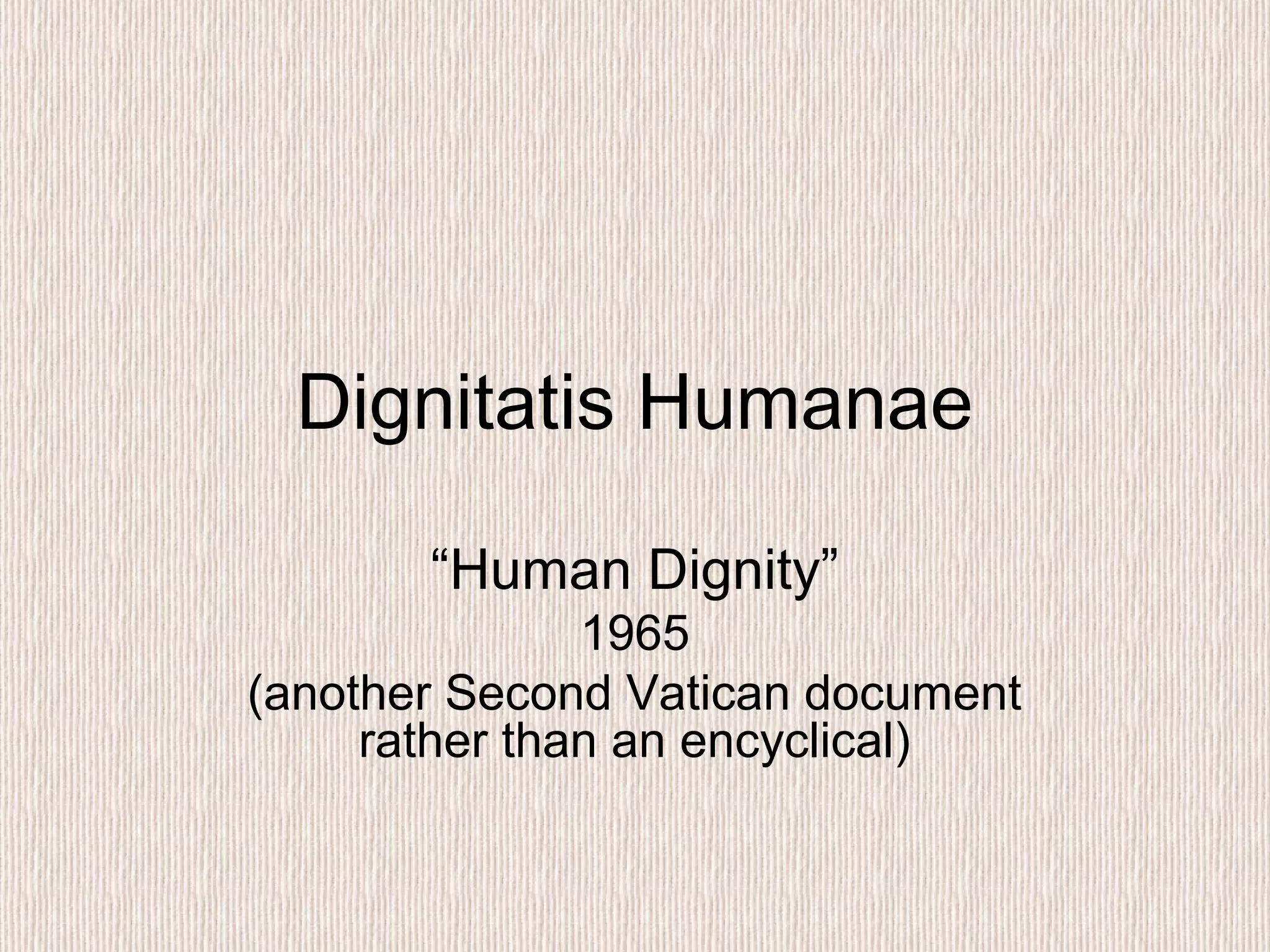 Social Doctrine of the Church and Encyclicals | PPT