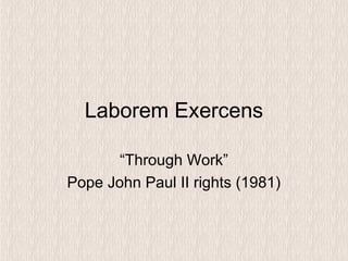 Social Doctrine of the Church and Encyclicals | PPT