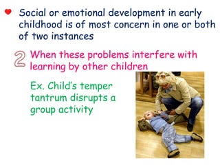 Social emotional delays | PPTX