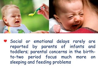 Social emotional delays | PPTX