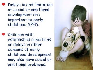 Social emotional delays | PPTX