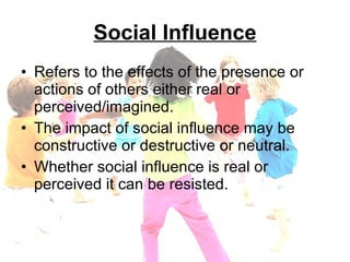 Social Influence Summary | PPT
