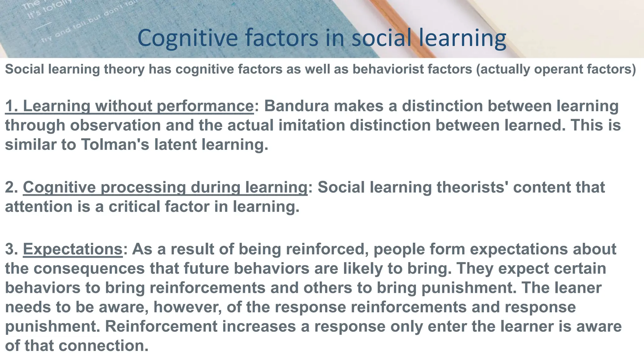 Social-Learning theory by Albert Bandura | PPTX