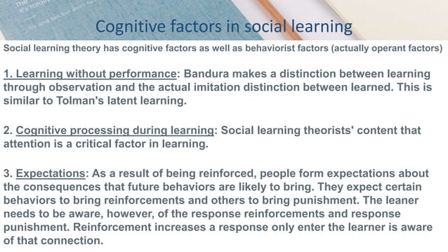 Social-Learning theory by Albert Bandura | PPTX
