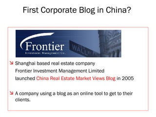 Social Media Emergence In China | PPT