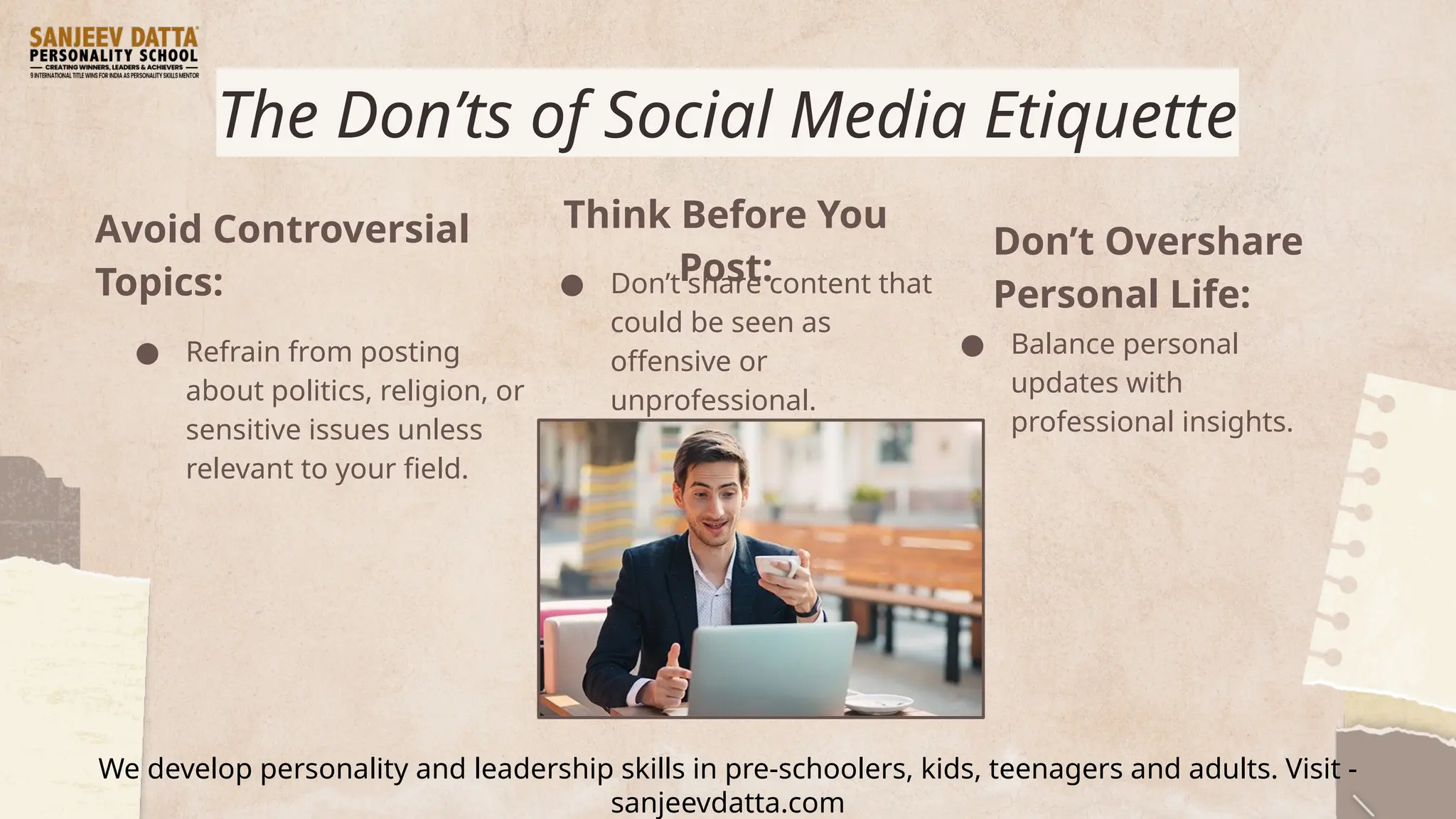 Social Media Etiquette for Career Growth | PPT