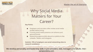 Social Media Etiquette for Career Growth | PPTX