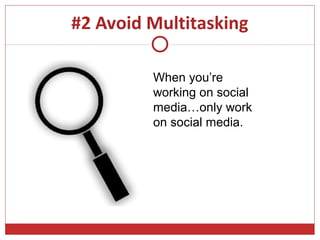 Social Media Distraction - How to Avoid It | PPT