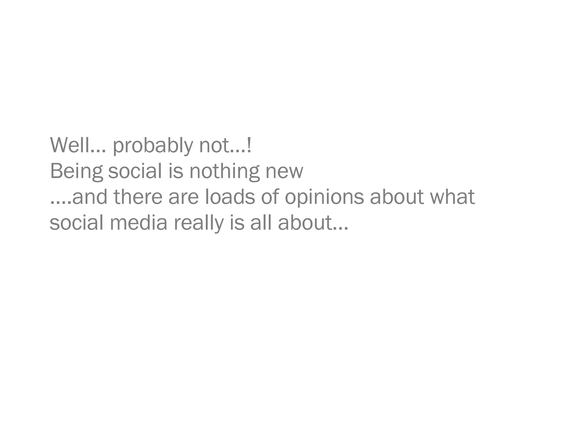 Social Media Perspectives | PPT