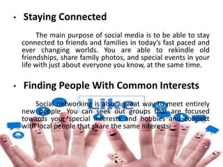 Social media ict | PPTX
