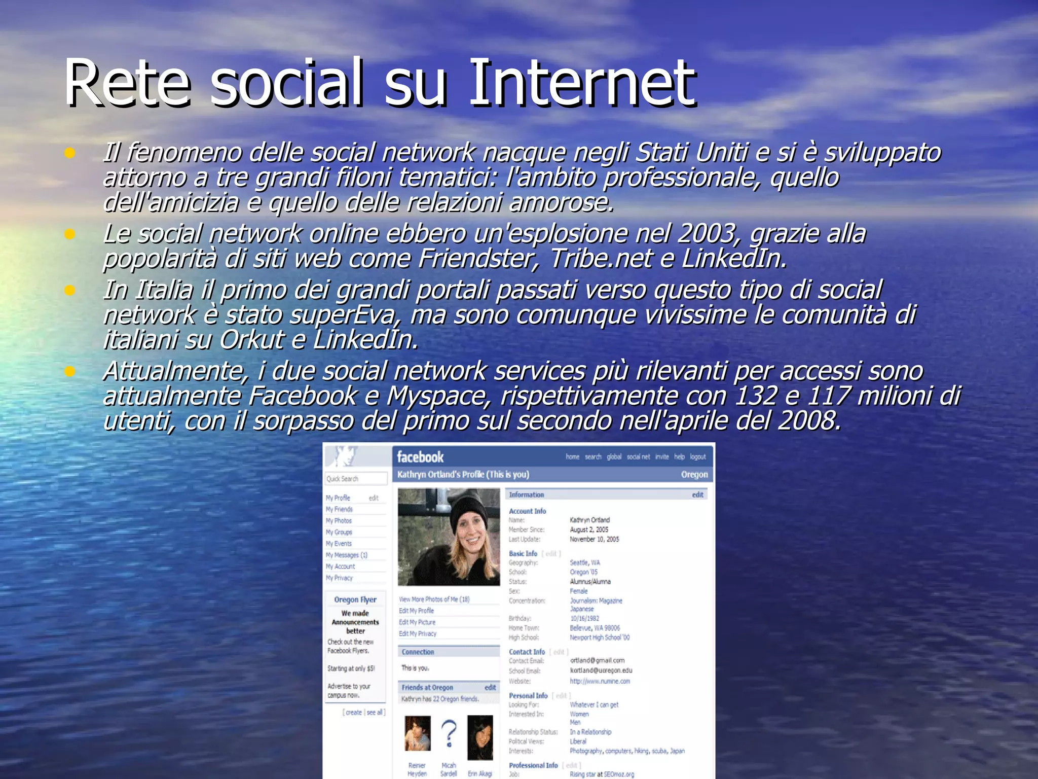 Cosé un Social Network? | PPT
